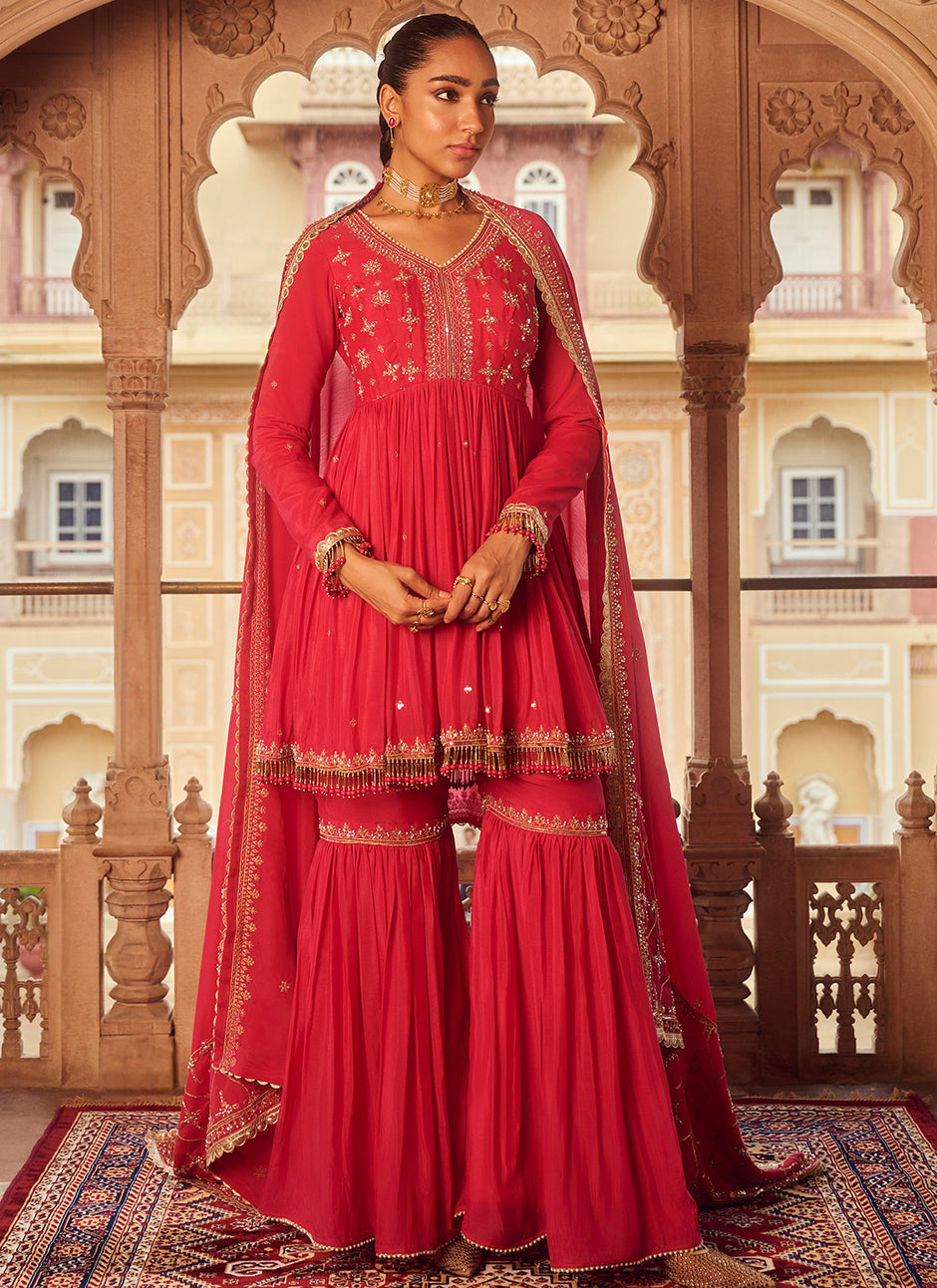 Gharara Suits | Designer Ethnic Wear | Lashkaraa