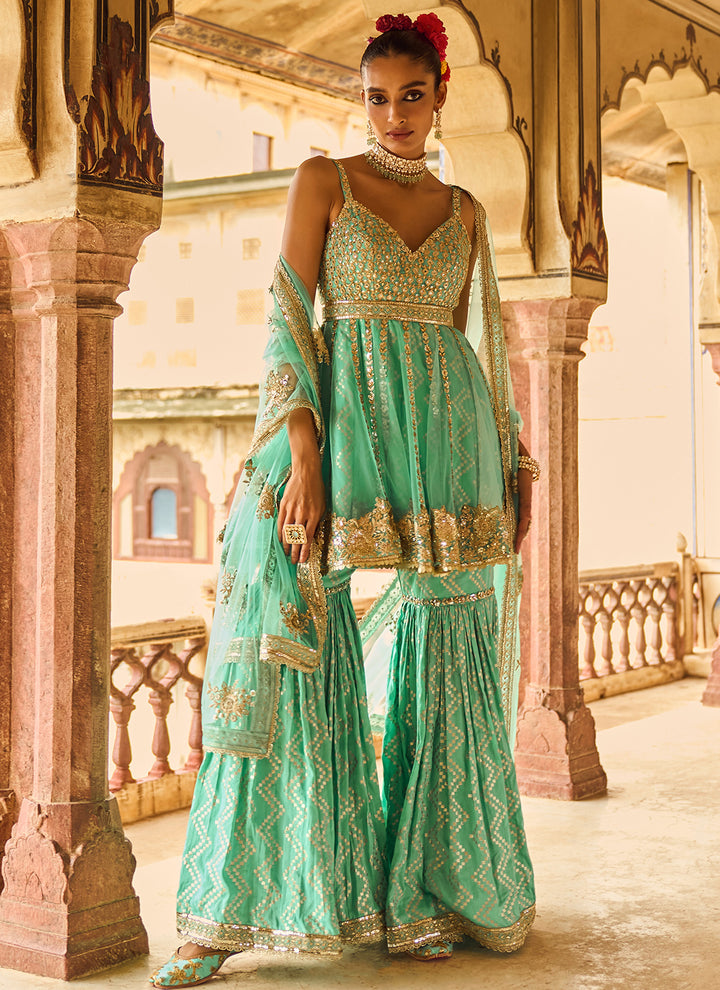 Gharara Suits | Designer Ethnic Wear | Lashkaraa