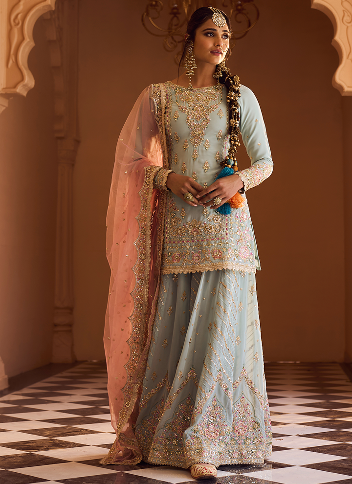 Sharara Suit Designer Collection | Lashkaraa